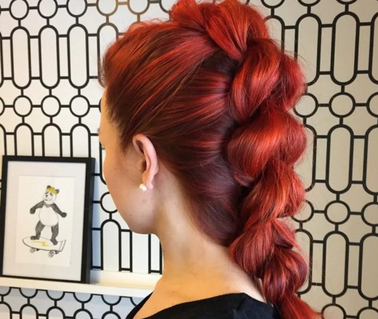 10 Fantastic Braided Mohawk Updo Hairstyles 2022 Hood Mwr
