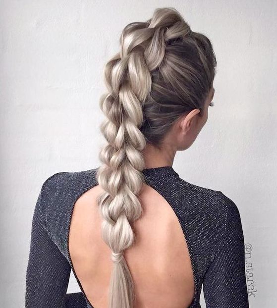 10 Cool Faux Hawk Braids Hairstyle For Women - Hood MWR