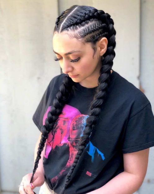 10 Gorgeous French Braids With Weaves Hairstyles 2022 - Hood MWR
