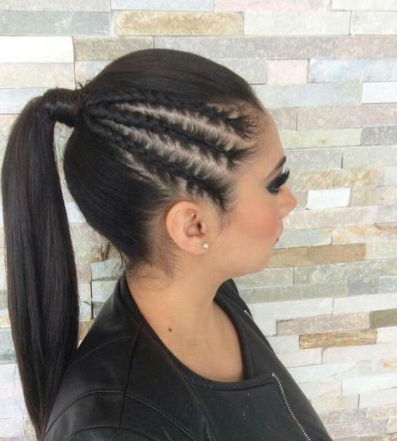 15 Popular High Ponytail Braids Hairstyles 2022 - Hood MWR