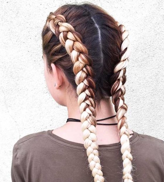 12 Amazing Two Big Braids Hairstyles With Weave - Hood MWR