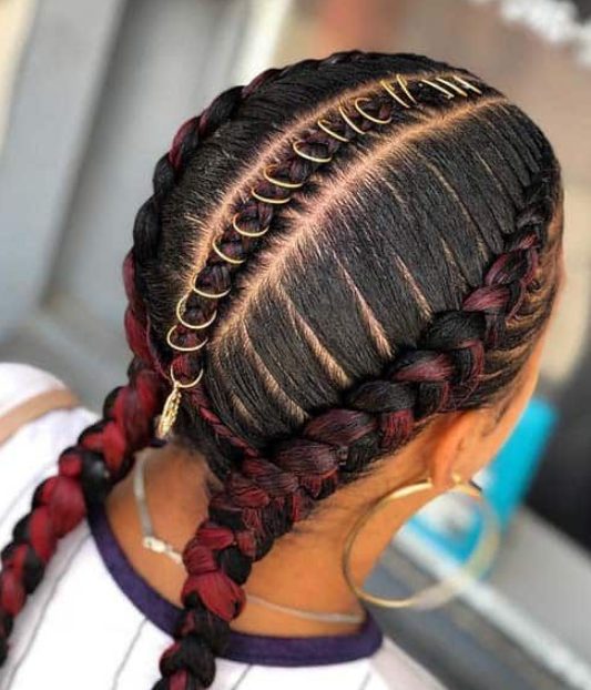 12 Amazing Two Big Braids Hairstyles With Weave - Hood MWR