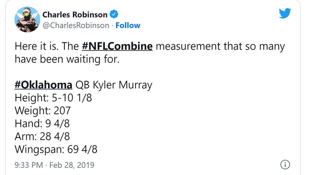 Kyler Murray Height: How Tall is The American Football Quarterback ... Kyler Murray Height: How Tall is The American Football Quarterback ...