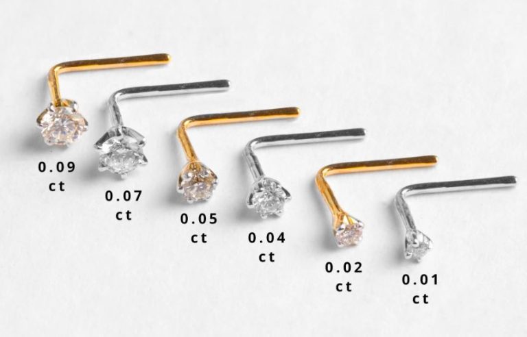 Nose Ring Gauge Size