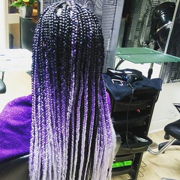 20 Colorful Ombre Braids Hairstyles in 2023 - Hood MWR