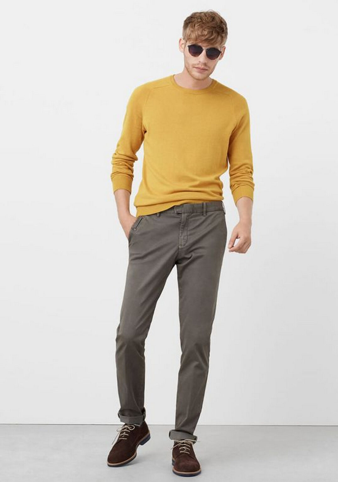 45 Great Shirt Color Ideas For Grey Pants - Hood MWR