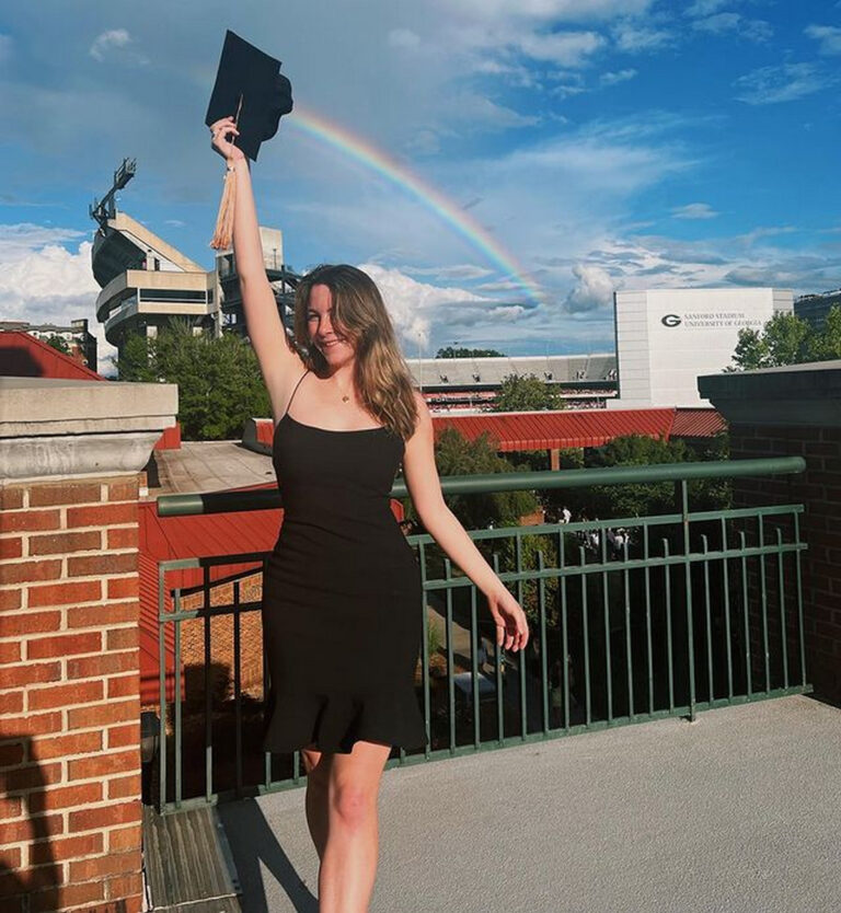 30 Stylish Outfit Combinations of What To Wear Under Cap And Gown ...