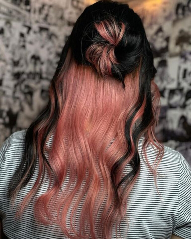 35 Peekaboo Highlight Hairstyles for Your Next Color - Hood MWR