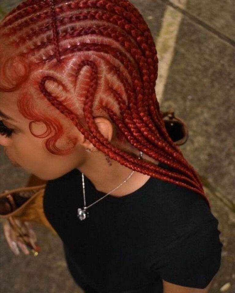 35 Beautiful Heart Braids For Black Women - Hood MWR