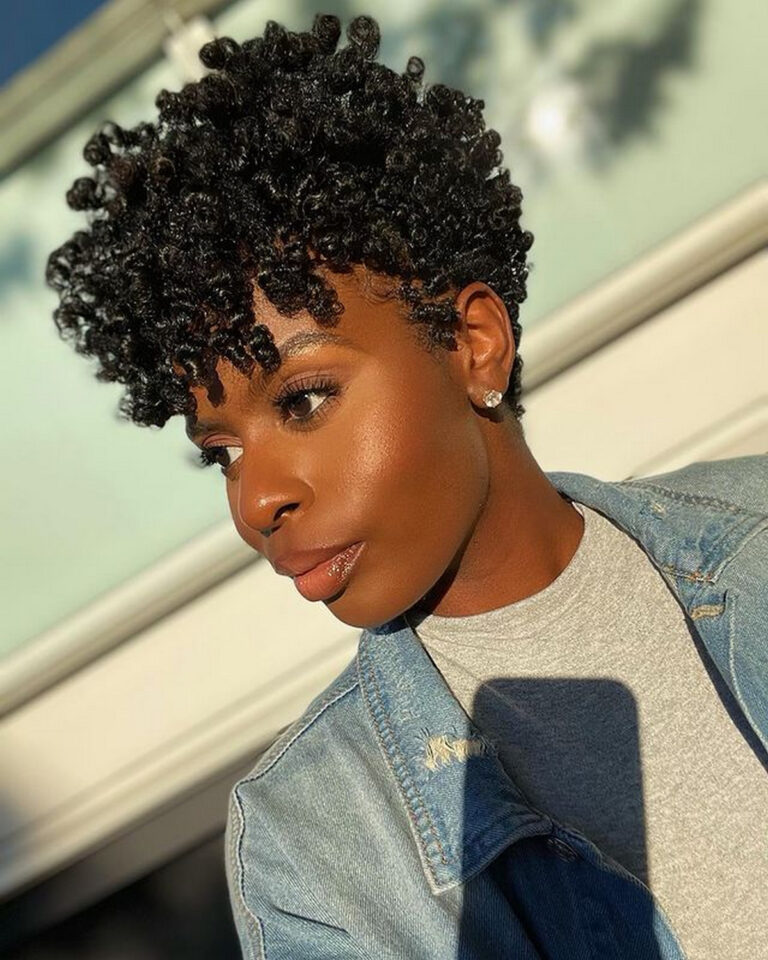 35 Low Maintenance Short Natural Haircuts For Black Women - Hood MWR