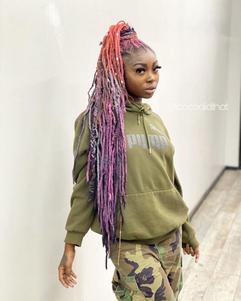 51 Stunning Long Dreadlock Hairstyles For Women - Hood MWR