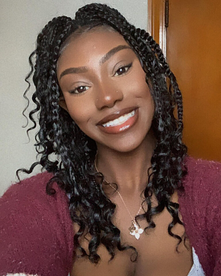 52 Gorgeous Goddess Braids: Box Braids with Curly Strands - Hood MWR