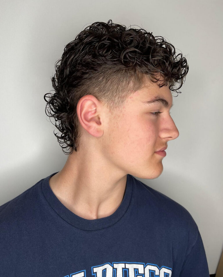 42 Modern Men's Curly Mullet Hairstyles in 2023 - Hood MWR