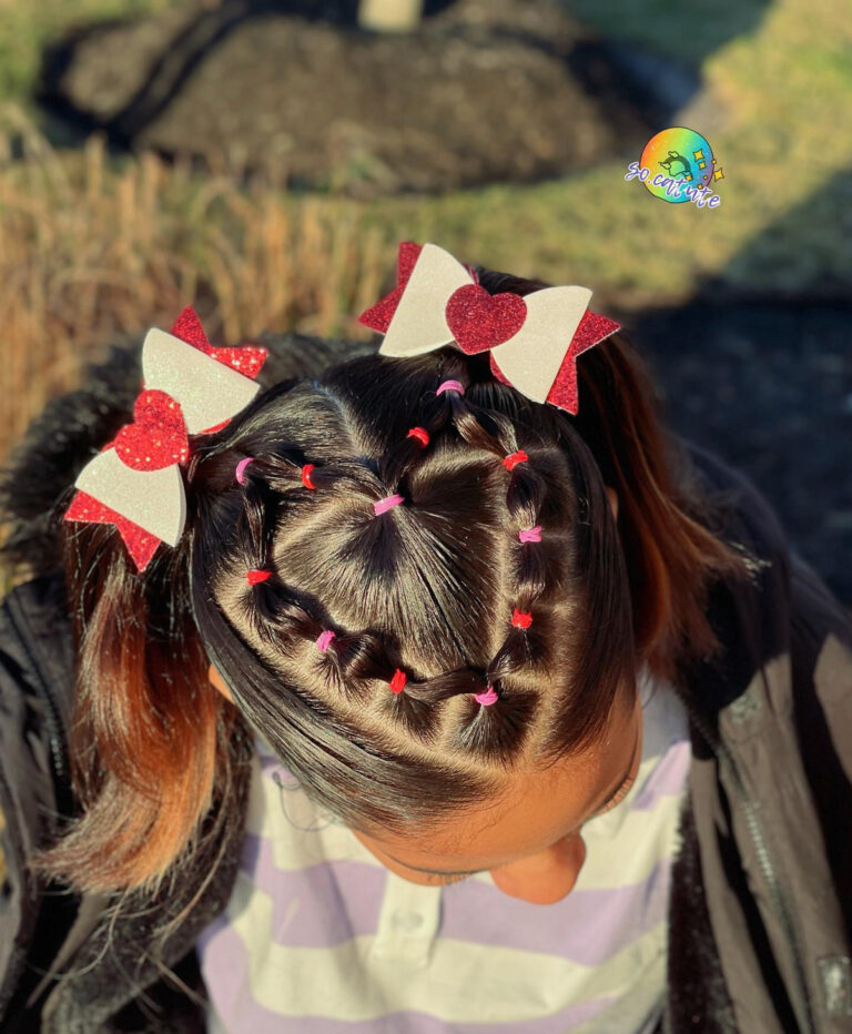 42 Cute Rubber Band Hairstyles For Little Girls - Hood MWR