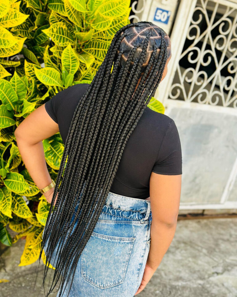 52 Gorgeous Goddess Braids: Box Braids with Curly Strands - Hood MWR