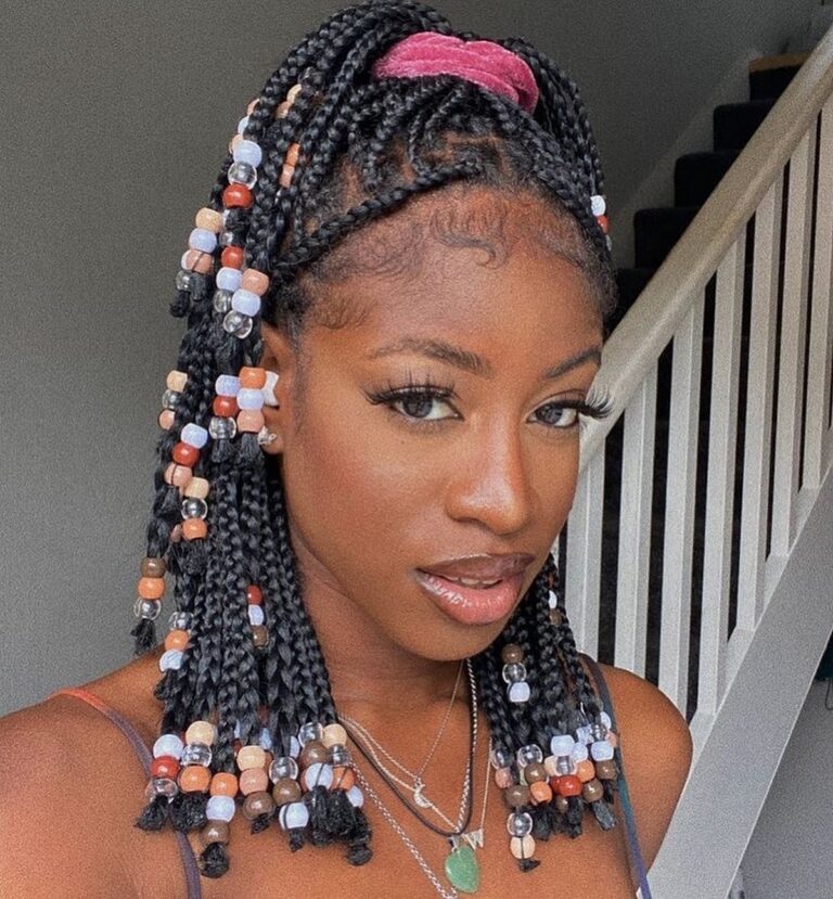 52 Medium Box Braids You Should Try In 2023 - Hood MWR