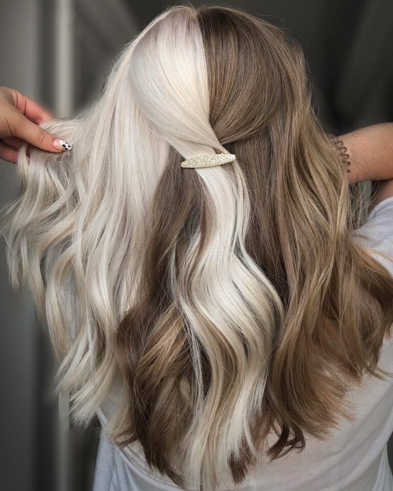 36 Most Popular Half Brown Half Blonde Hairstyles in 2023 - Hood MWR