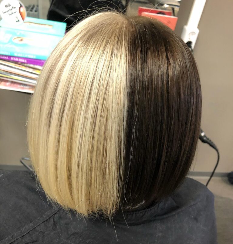 36 Most Popular Half Brown Half Blonde Hairstyles in 2023 - Hood MWR