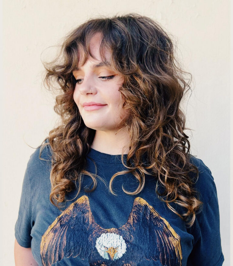 35 Gorgeous Wolf Cut Curly Hair For Women to Try in 2023 - Hood MWR