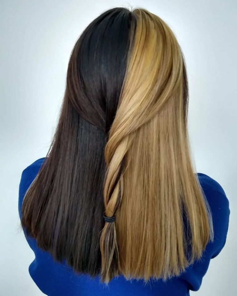 36 Most Popular Half Brown Half Blonde Hairstyles in 2023 - Hood MWR