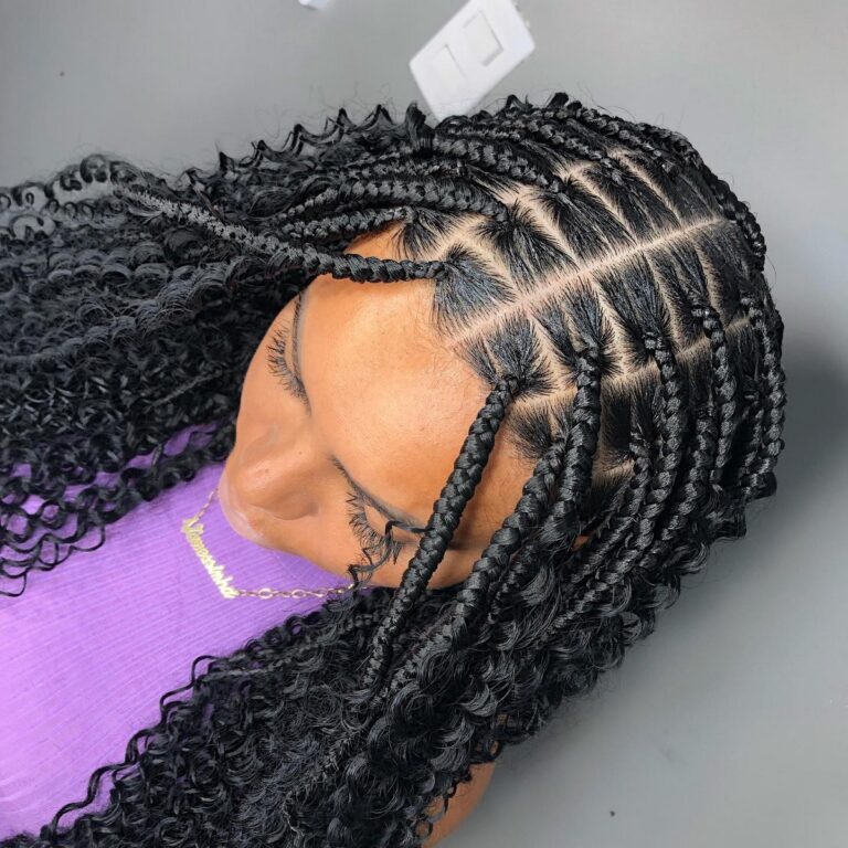 54 Trendiest Medium Knotless Braids for Every Occasion - Hood MWR