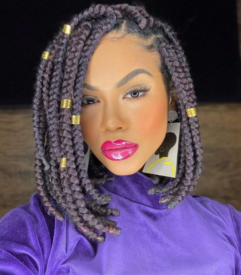 54 Trendiest Medium Knotless Braids for Every Occasion - Hood MWR