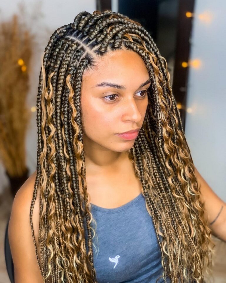 54 Trendiest Medium Knotless Braids for Every Occasion - Hood MWR