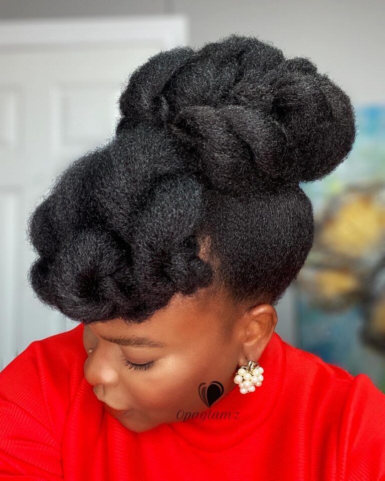 52 Stunning Updo Hairstyle Ideas for Black Women - Hood MWR