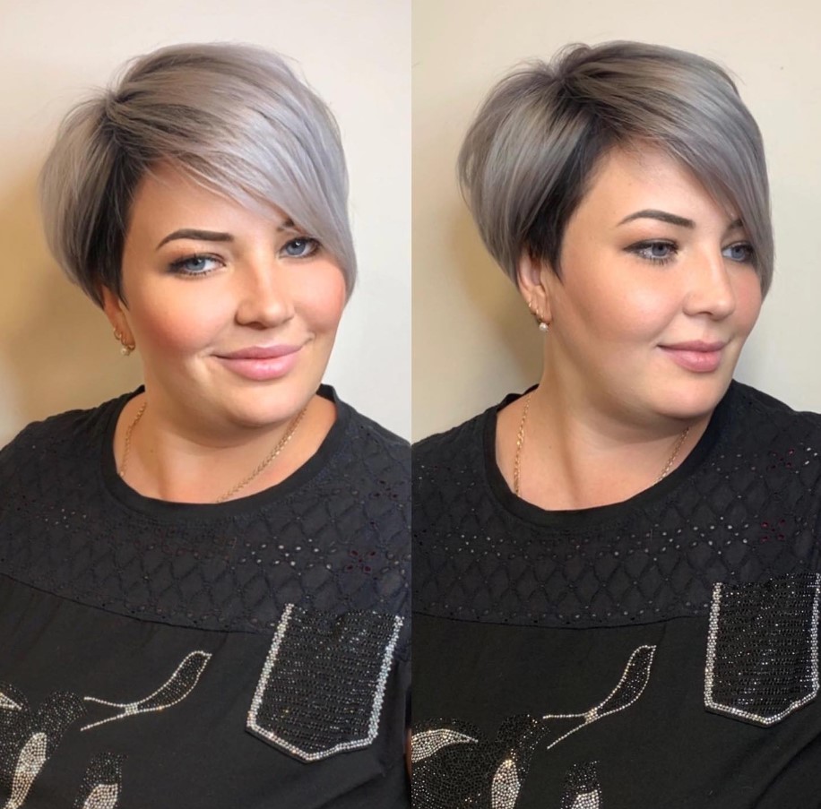 35 Fuller Figure Short Hairstyles For Fat Faces And Double Chins - Hood MWR 35 Fuller Figure Short Hairstyles For Fat Faces And Double Chins - Hood MWR