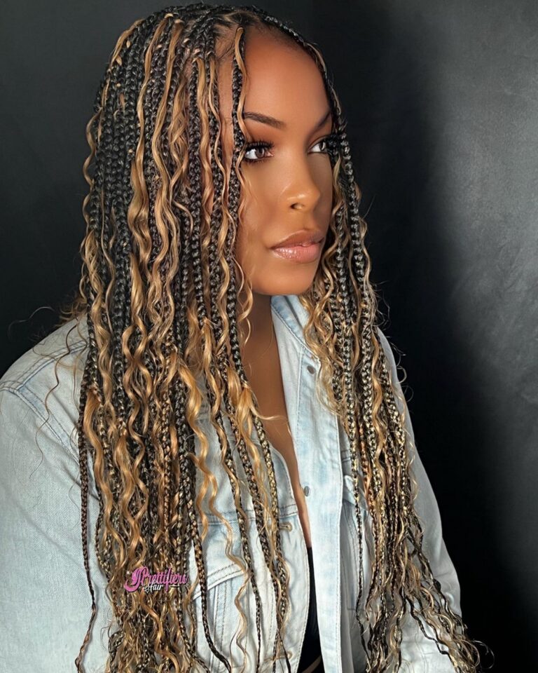 45 Bohemian Box Braids to Embrace the Boho Beauty Vibe! - Hood MWR
