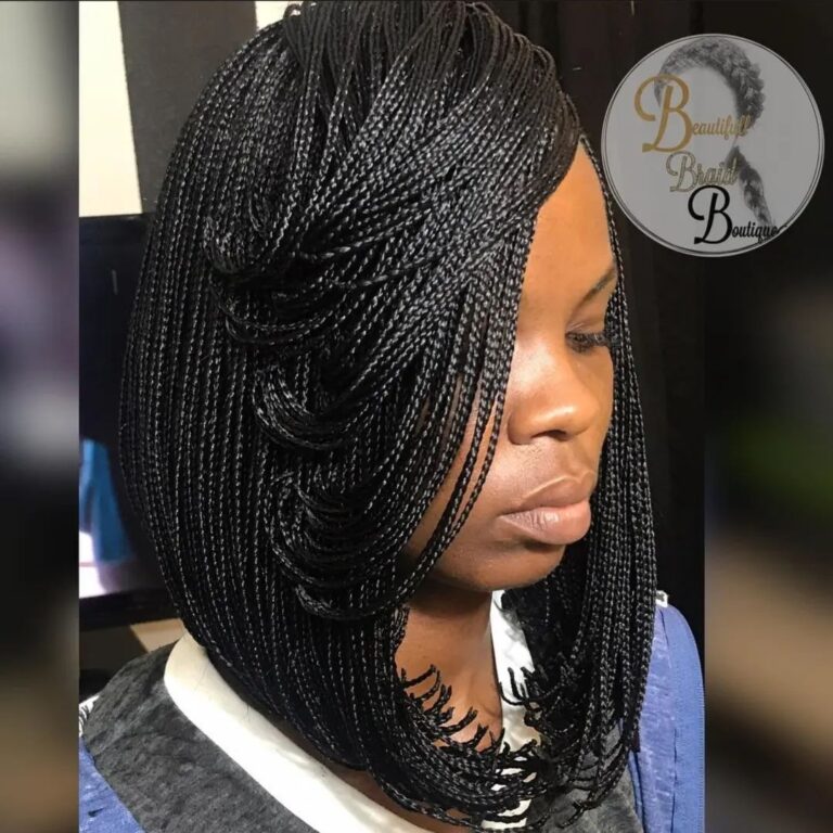 35 Short Knotless Braids Ideas for a Chic Look: Effortless Elegance ...