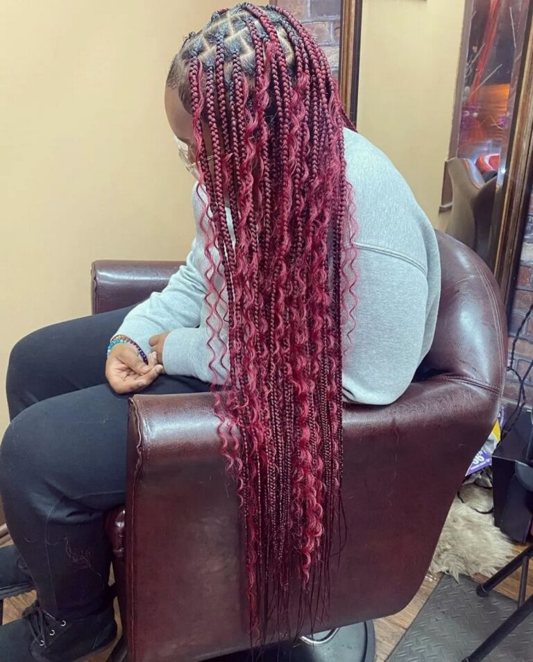 45 Bohemian Box Braids to Embrace the Boho Beauty Vibe! - Hood MWR